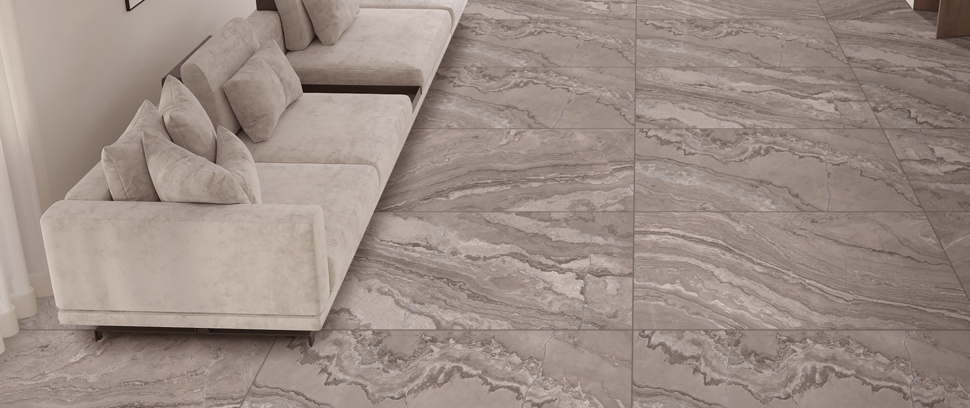 Albus Series By Lavish Ceramics (Glazed Porcelain Floor Tiles)