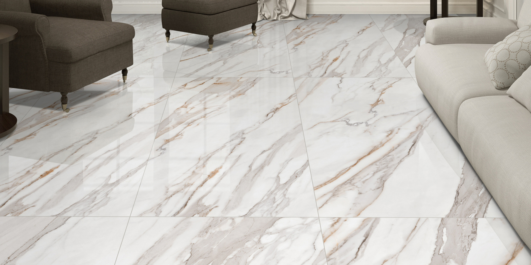 Emma Series By Lavish Ceramics (Glazed Porcelain Floor Tiles)