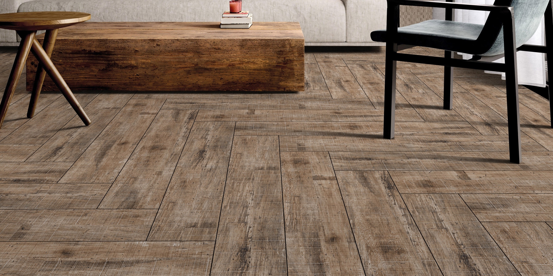Jack Pine Wooden Tile Series By Lavish Ceramics (Wall & Floor Tiles)
