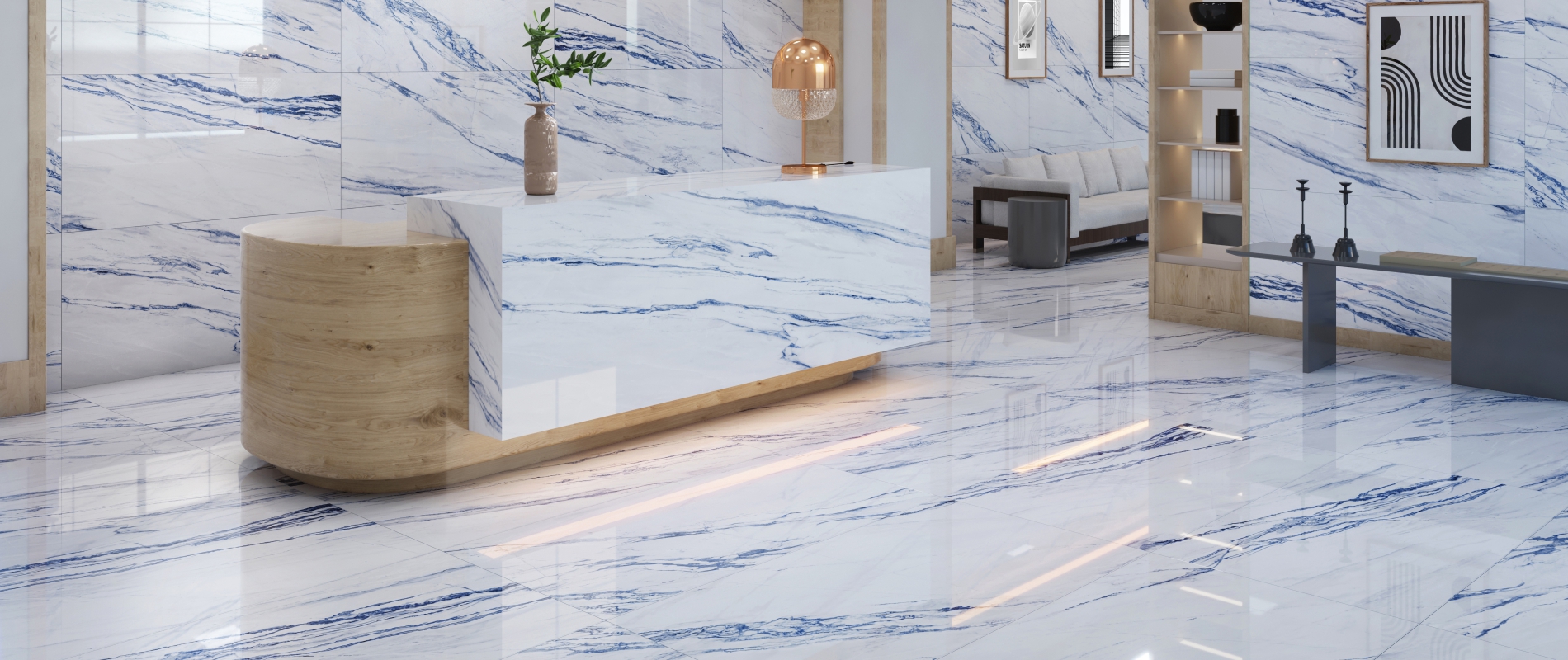 Lilac Series By Lavish Ceramics (Glazed Porcelain Floor Tiles)