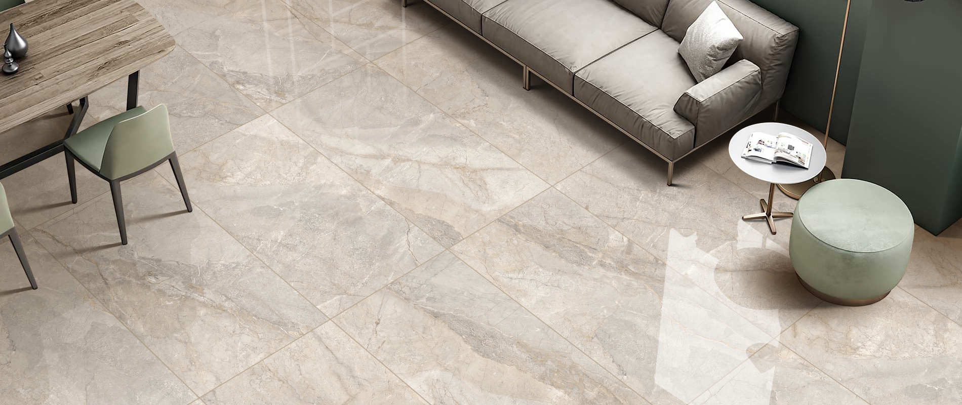 Margaret Series By Lavish Ceramics (Glazed Porcelain Floor Tiles)