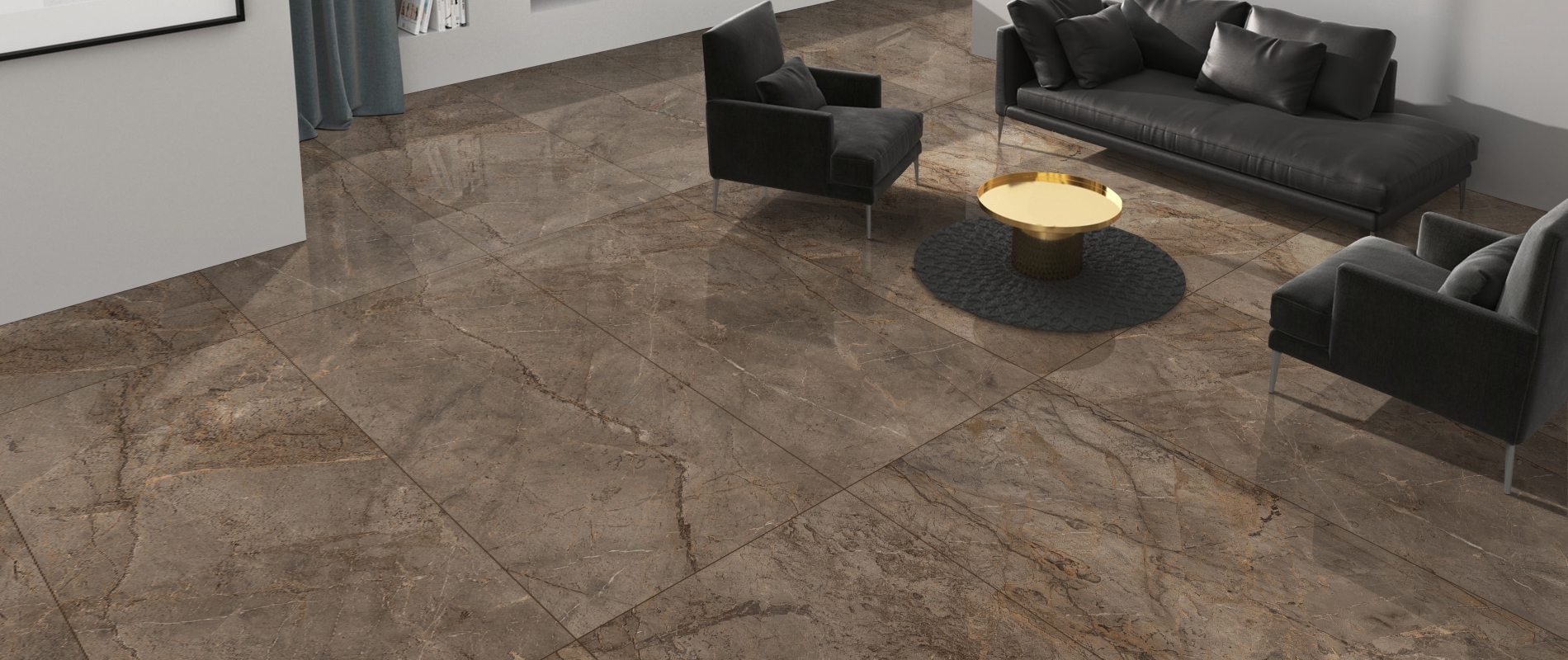 Silver River Series By Lavish Ceramics (Glazed Porcelain Floor Tiles)