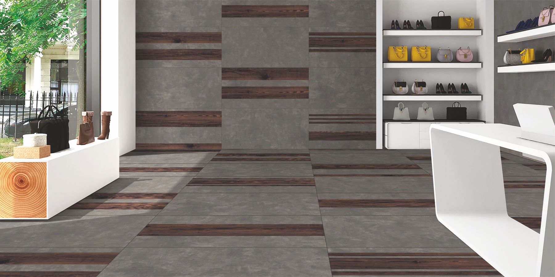 Timber Ambient Series By Lavish Ceramics (Glazed Porcelain Floor Tiles)