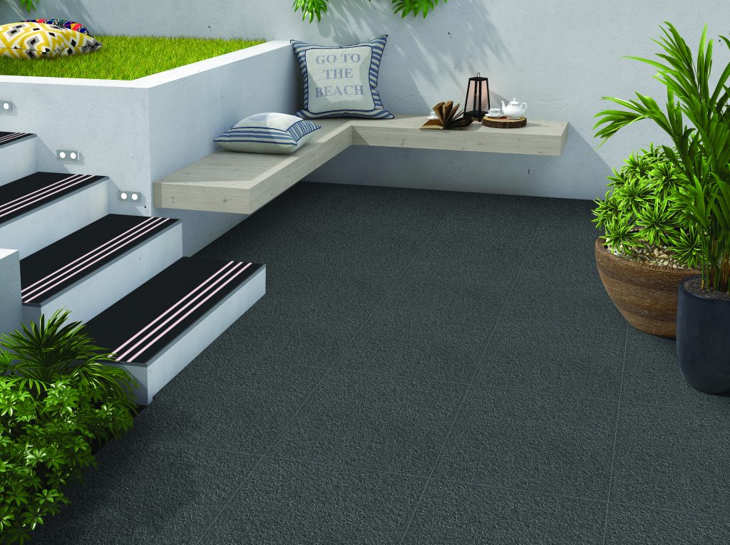 Graphite Rock Fullbody Tiles Series By Lavish Ceramics (Outdoor Space ...
