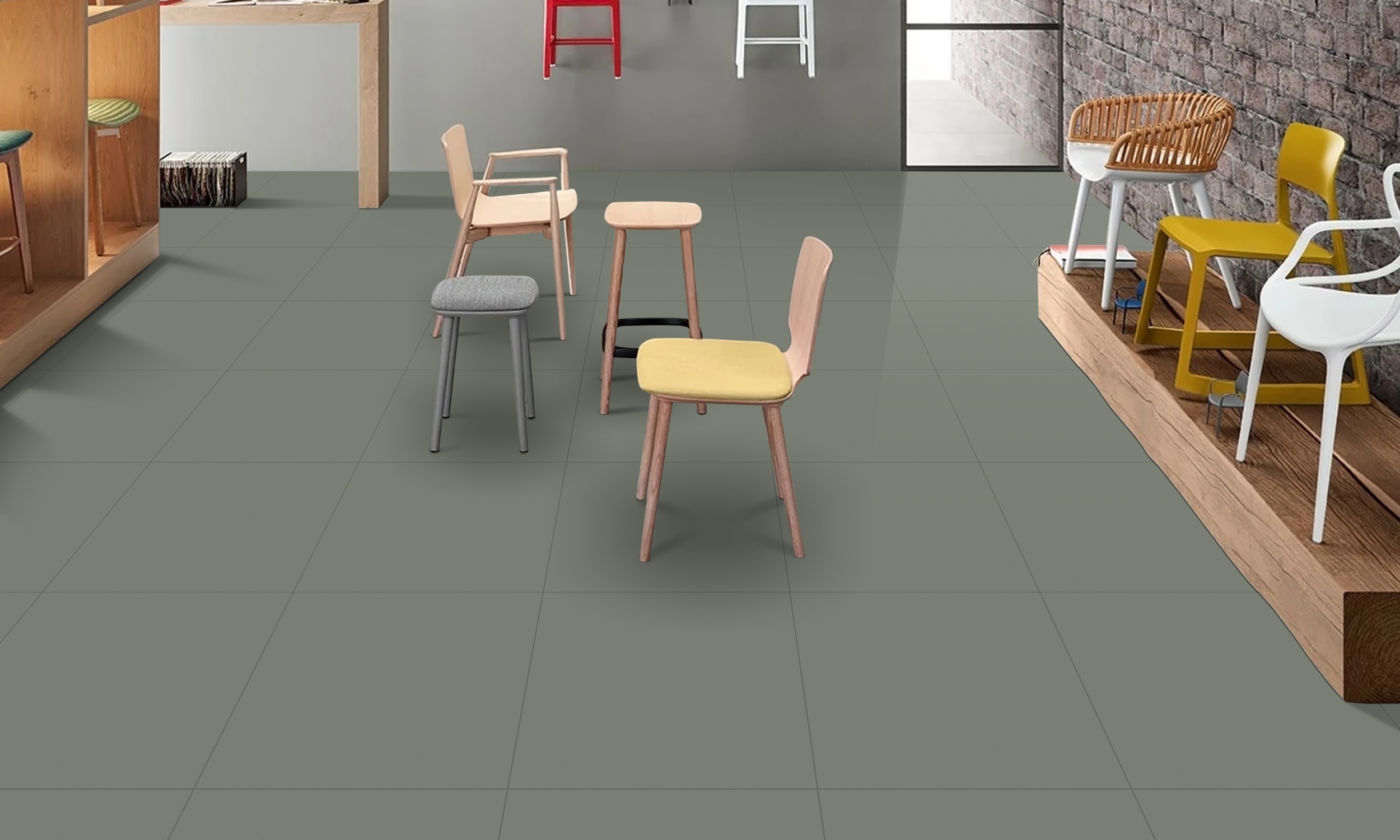 Olive - Matt Fullbody Tiles Series By Lavish Ceramics (Outdoor Space ...