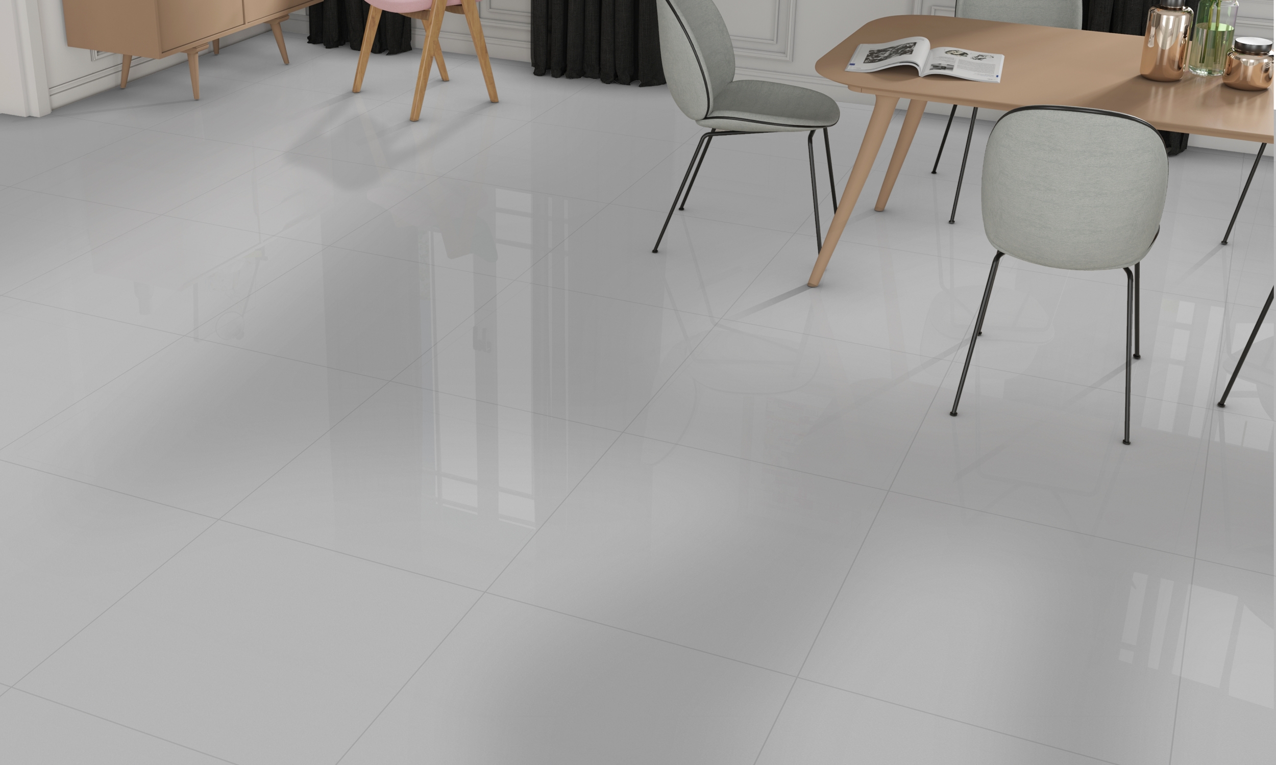 Steel Grey Polished Fullbody Tiles Series By Lavish Ceramics (Outdoor ...