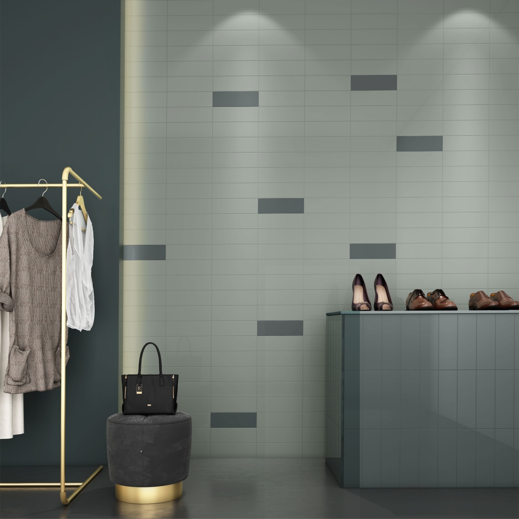 Subway Cool Grey Subway Tiles Series By Lavish Ceramics (Wall Tiles)