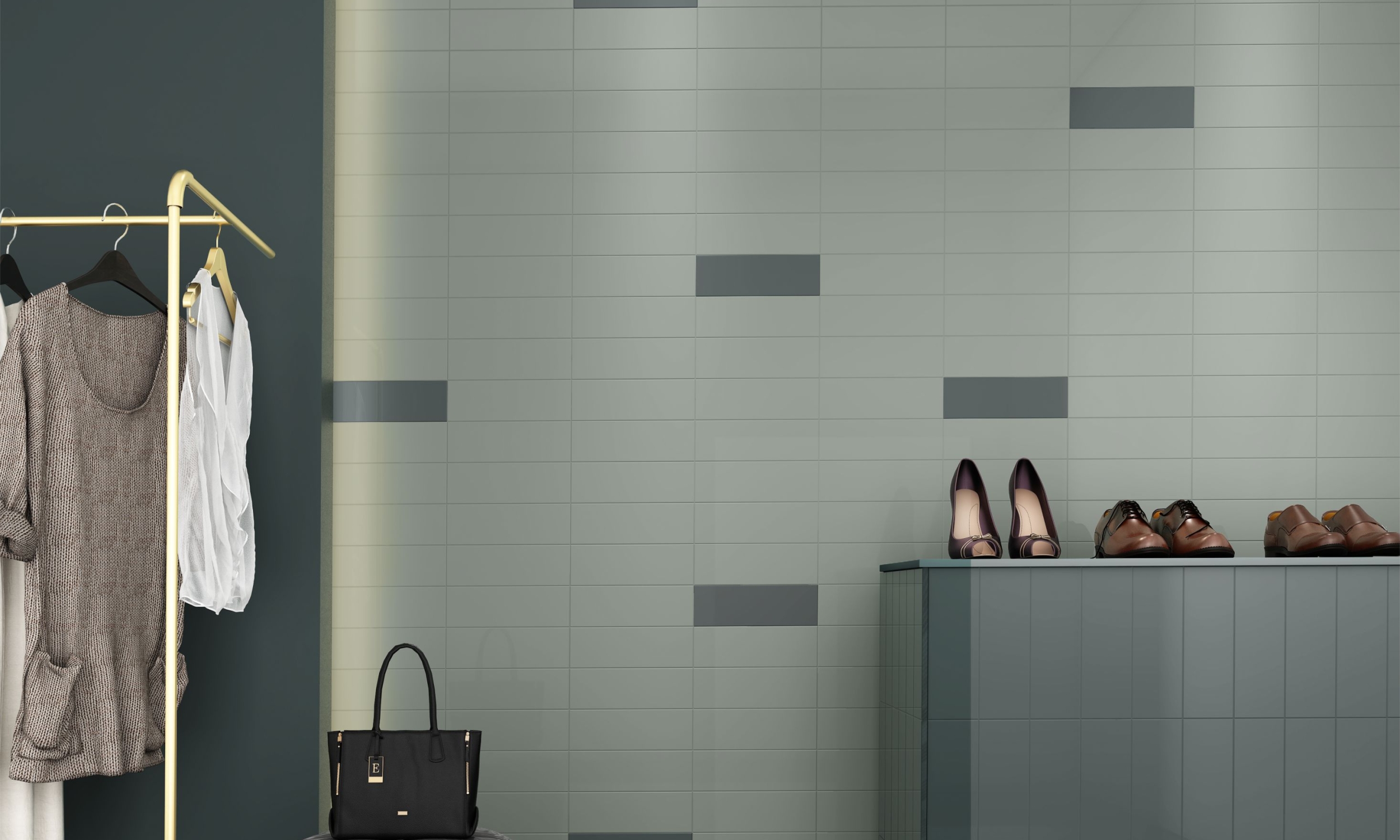 Subway Cool Grey Subway Tiles Series By Lavish Ceramics (Wall Tiles)