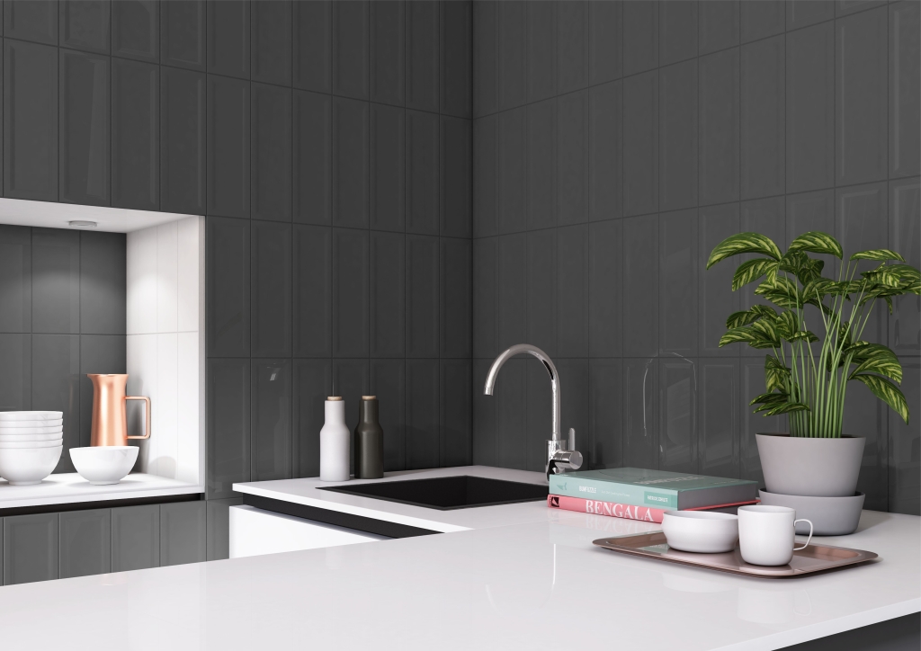 Subway Grey Subway Tiles Series By Lavish Ceramics (Wall Tiles)
