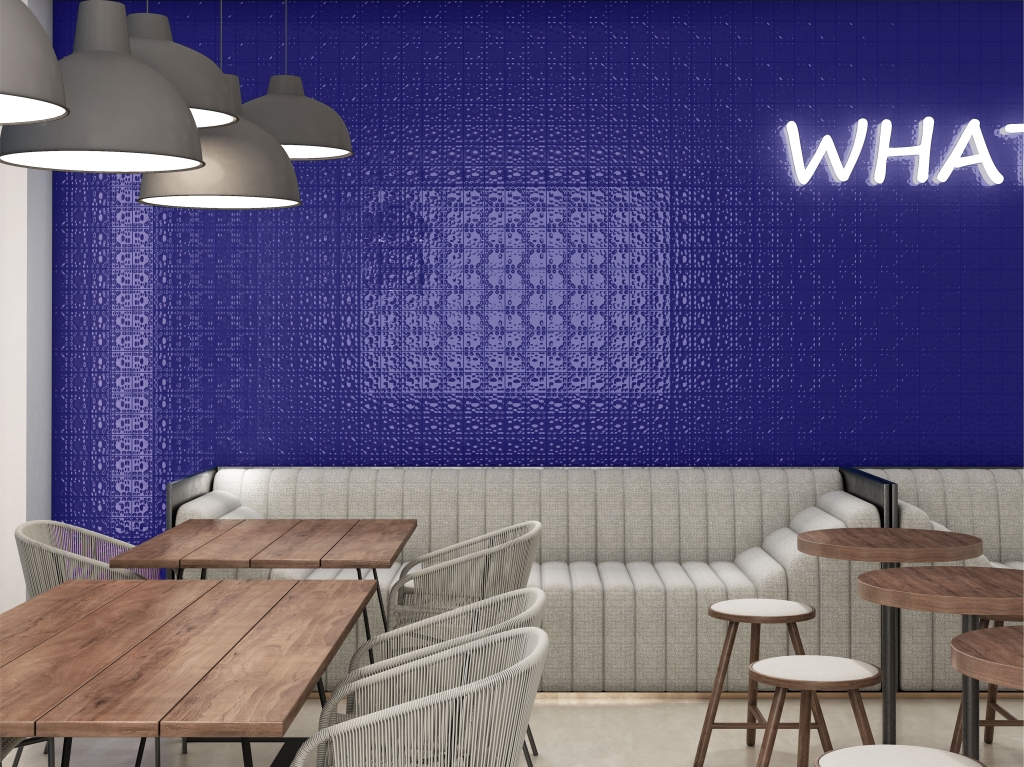 Subway Pacific Blue Subway Tiles Series By Lavish Ceramics (Wall Tiles)